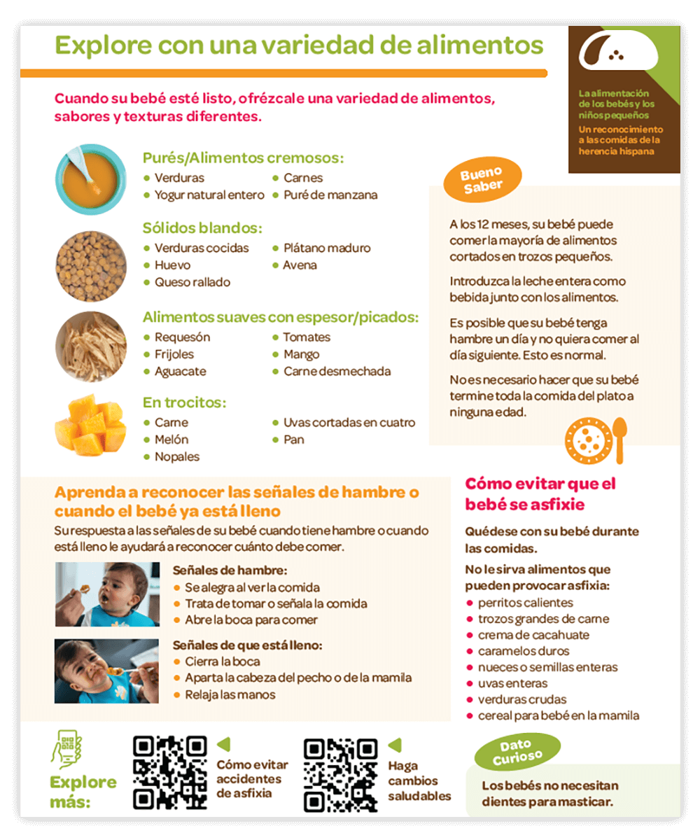 Feeding Infants and Young Toddlers (Hispanic)